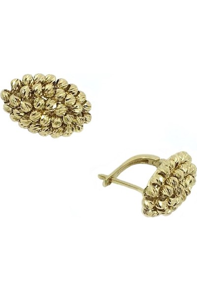 İryum 14 Ayar Dorikalı Küpe 4E28090 İryum 14 Ayar Dorikalı Küpe 4E28090