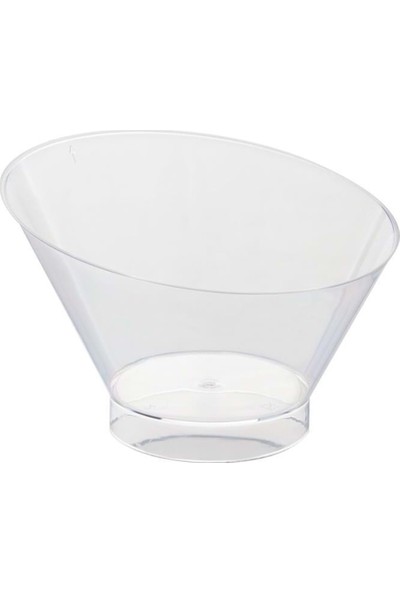 Kristal Plastik Oval Tatlı Kabı Kasesi 220 cc 15 Adet Kristal Plastik Oval Tatlı Kabı Kasesi 220 cc 15 Adet