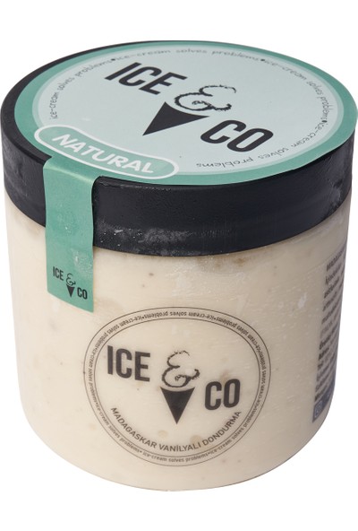 Ice&co Madagaskar Vanilyalı Dondurma 500 ml