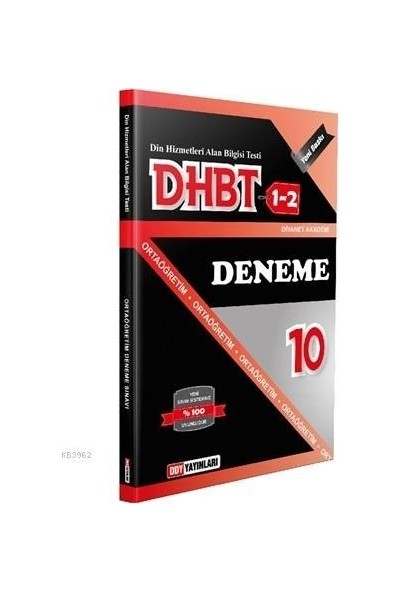 Data Yayınları Din Hizmetleri Bilgisi Alan Testi DHBT 1 - 2 10 Deneme Data Yayınları Din Hizmetleri Bilgisi Alan Testi DHBT 1 - 2 10 Deneme