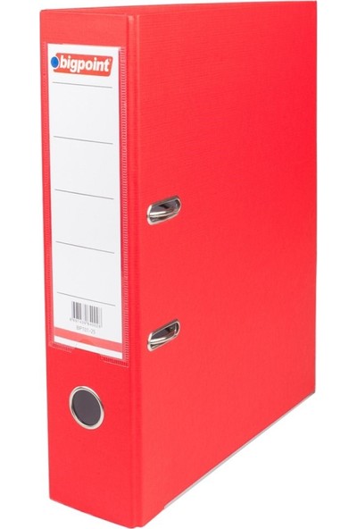 Bigpoint Geniş Plastik Klasör Kırmızı
