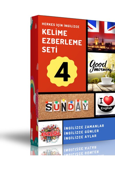 İngilizce Kelime Ezberleme Modüler Kitap Seti-4 İngilizce Kelime Ezberleme Modüler Kitap Seti-4
