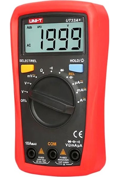 Uni-T UT33A+ Avuçiçi Dijital Multimetre Uni-T UT33A+ Avuçiçi Dijital Multimetre