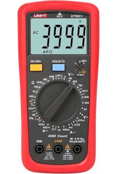 Uni-T UT39C+ Dijital Multimetre