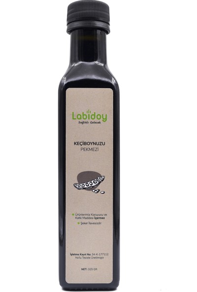 Doğal Şekersiz Keçiboynuzu Pekmezi +6 Ay Bebek Ek Gıda