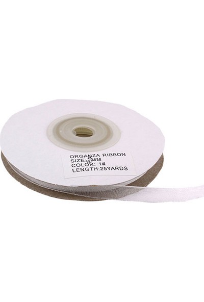 Tahtakale Toptancısı Organze Kurdele 3 mm (45 Metre) Beyaz Tahtakale Toptancısı Organze Kurdele 3 mm (45 Metre) Beyaz
