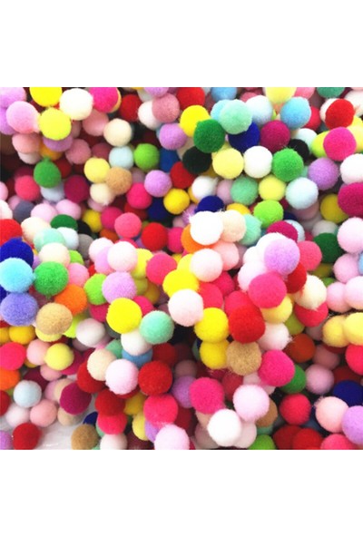 Tahtakale Toptancısı Renkli Ponpon Küçük Boy Rengarenk 3 cm (50 Adet) Tahtakale Toptancısı Renkli Ponpon Küçük Boy Rengarenk 3 cm (50 Adet)