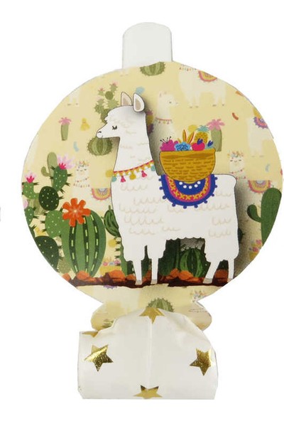 Tahtakale Toptancısı Lama Kaktüslü Temalı Kaynana Dili (6 Adet)