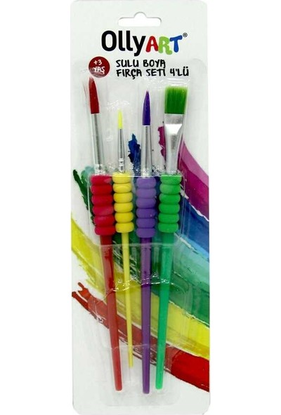Olly Art Blisterli Fırça Seti 4'lü