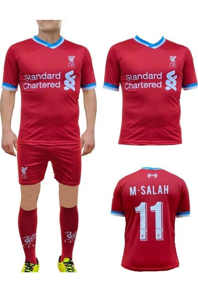Liggo Liverpool M.salah Çocuk Forma Takımı Forma Şort Çorap Hediyeli Liggo Liverpool M.salah Çocuk Forma Takımı Forma Şort Çorap Hediyeli