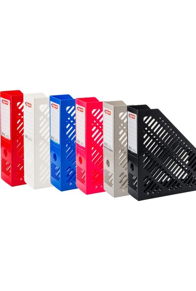 Bigpoint Plastik Kutu Klasör Magazinlik Kırmızı