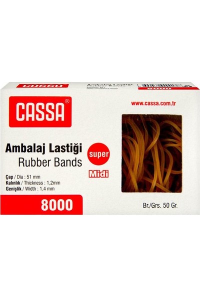 Cassa 8000 Ambalaj Lastiği 50 gr