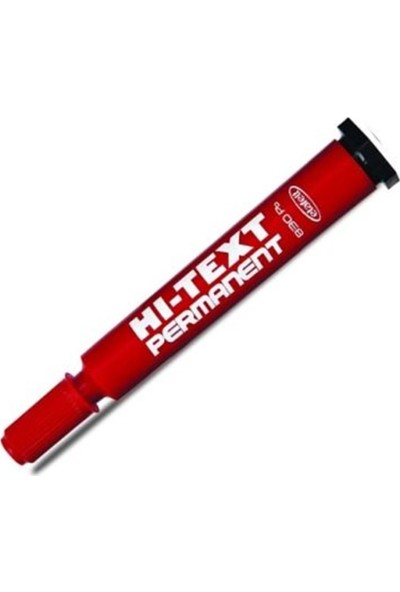 Hi-Text t 830PB Yuvarlak Uçlu Markör 12'li Kırmızı Hi-Text t 830PB Yuvarlak Uçlu Markör 12'li Kırmızı