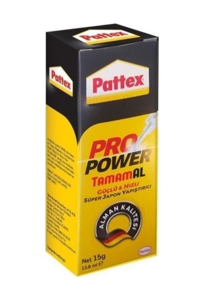 Pattex Süper Japon Yapıştırıcı 15 gr Pattex Süper Japon Yapıştırıcı 15 gr