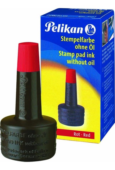 Pelikan Istampa Mürekkebi 28 ml Kırmızı Pelikan Istampa Mürekkebi 28 ml Kırmızı
