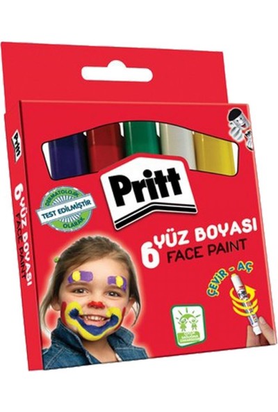 Pritt Yüz Boyası 6 Renk