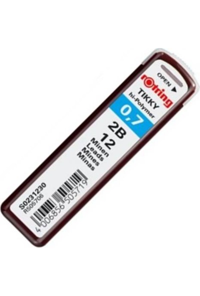 Rotring Tikky 2b 0.7 Min Uç 1 adet Rotring Tikky 2b 0.7 Min Uç 1 adet