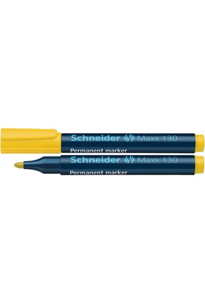 Schneider Maxx 130 Permanent Markör Kalem Yuvarlak Uç Sarı 1 adet Schneider Maxx 130 Permanent Markör Kalem Yuvarlak Uç Sarı 1 adet
