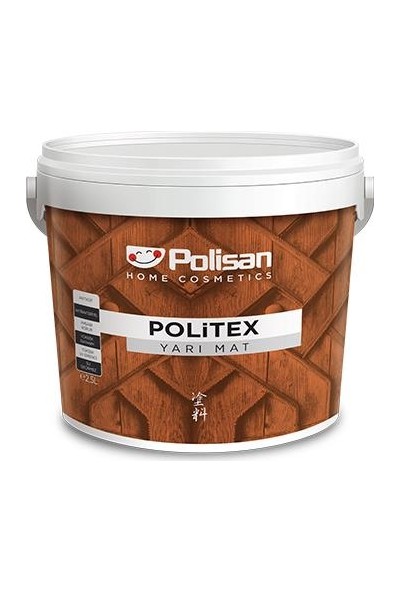 Polisan Politex Su Bazlı Ahşap Koruyucu 2,5lt Fındık