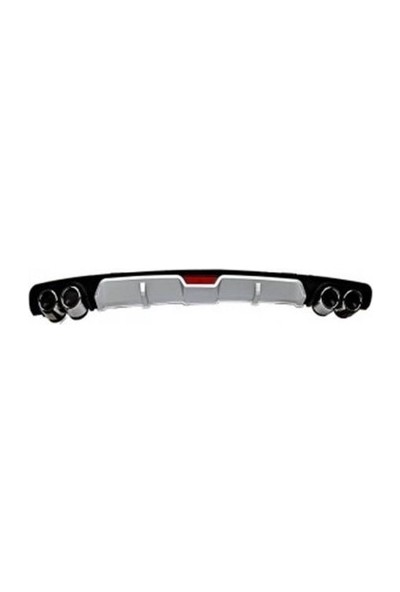 Macha Fiat Doblo 2 Difüzör Arka Tampon Eki 4 Egzoz Çıkışlı Macha Fiat Doblo 2 Difüzör Arka Tampon Eki 4 Egzoz Çıkışlı