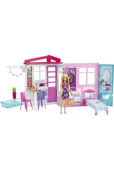 Barbie Portatif Evi DVV47