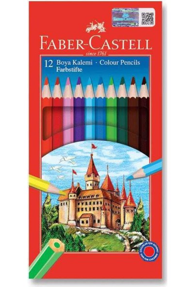 Faber-Castell Kuru Boya Kalemi 12 Renk