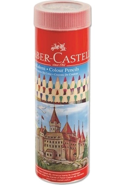 Faber-Castell Kuruboya Kalem Seti 36 Renk Metal Tüp Faber-Castell Kuruboya Kalem Seti 36 Renk Metal Tüp