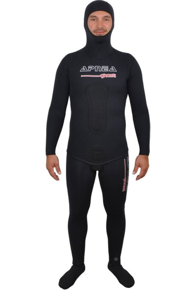 Apnea Ghost 5mm Zıpkıncı Dalış Elbisesi Siyah