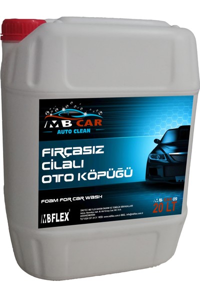 MB Car Fırçasız Cilalı Oto Köpüğü 1 lt