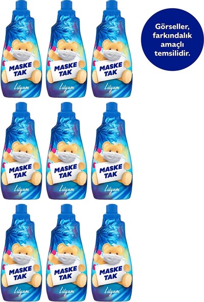 Yumoş Yumuşatıcı Lilyum 1440 ml 9 x 60 Yıkama Yumoş Yumuşatıcı Lilyum 1440 ml 9 x 60 Yıkama