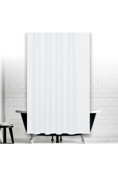 Zethome Jackline Banyo Duş Perdesi 0010 Beyaz Tek Kanat 1 x 120 x 200 Zethome Jackline Banyo Duş Perdesi 0010 Beyaz Tek Kanat 1 x 120 x 200