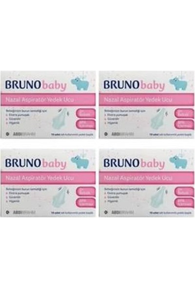 Bruno Burun Aspiratörü Yedek Uç -4 Adet