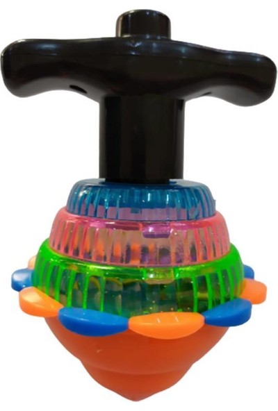 Üstün Oyuncak Üstün Işıklı Topaç - Kurma Aparatlı