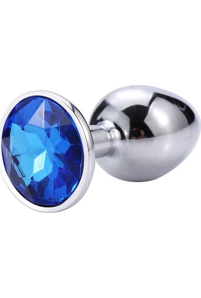 Lilitu Shop Mücevher Taşlı Paslanmaz Çelik Anal Tıkaç (Plug)
