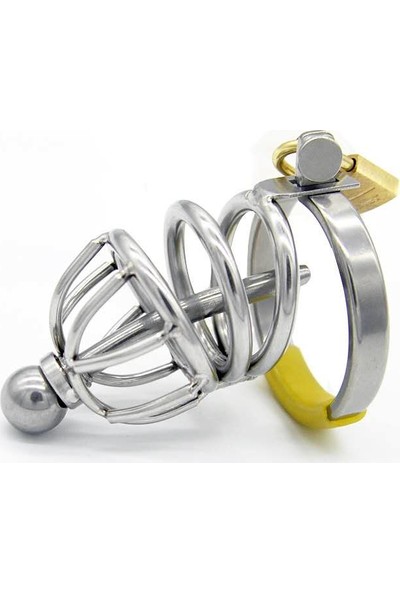 Lilitu Shop Kilitli Çelik Fetiş Penis Kafesi