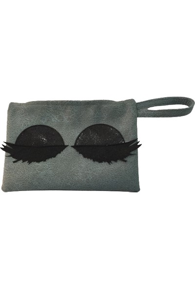 Nisa Tekstil Kirpikli Makyaj Çantası