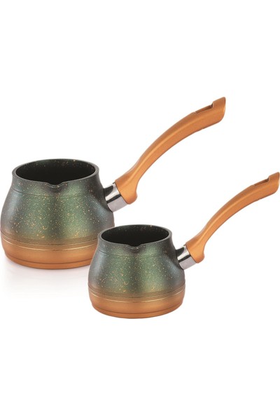 Schafer Split Yanmaz Yapışmaz 2'li Cezve Seti-Ysl Schafer Split Yanmaz Yapışmaz 2'li Cezve Seti-Ysl