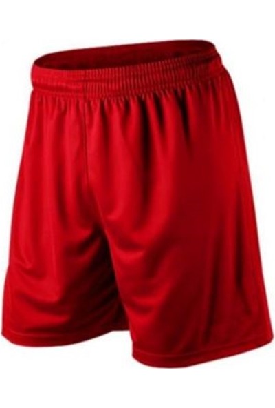 Nokta Halı Saha & Futbol Astarlı - Bağcıklı Şort Kırmızı