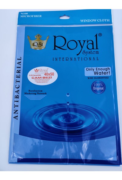 Royal System International Mıkrofıber Cam Bezı Royal System International Mıkrofıber Cam Bezı