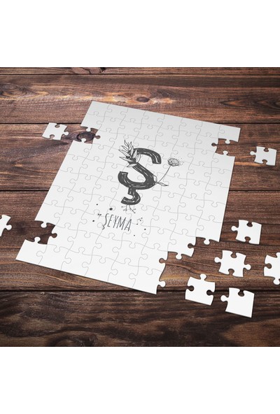 E-Hediyeci Kişiye Özel Ş Harfi Tasarımlı Puzzle E-Hediyeci Kişiye Özel Ş Harfi Tasarımlı Puzzle