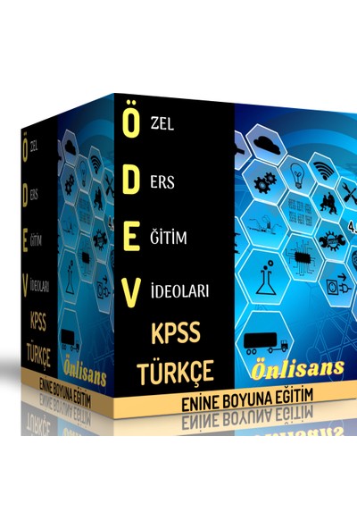 KPSS Önlisans Türkçe Özel Ders Video Eğitim Seti KPSS Önlisans Türkçe Özel Ders Video Eğitim Seti