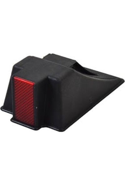 Martı Safety TK081 Kırmızı Reflektörlü Siyah Takoz