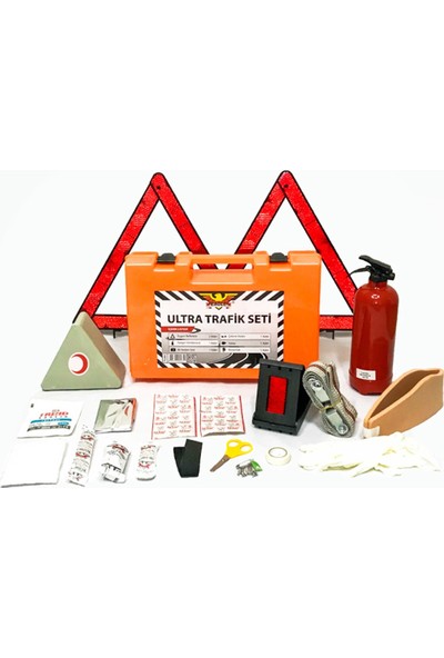 Martı Safety TS050 Ultra Plastik Kare Trafik Seti