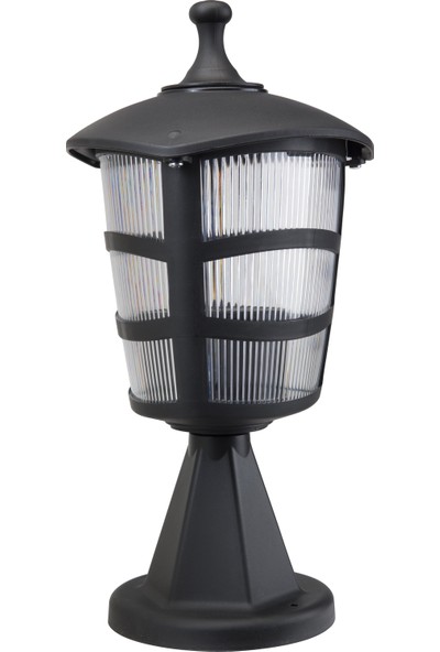 Giveka Üçgen Set Üstü Aplik Bahçe Aydınlatma-Siyah