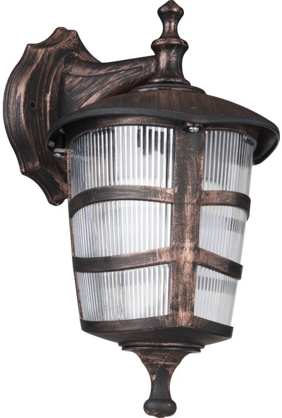 Giveka Üçgen Ters Duvar Aplik Bahçe Aydınlatma-Bakır Giveka Üçgen Ters Duvar Aplik Bahçe Aydınlatma-Bakır