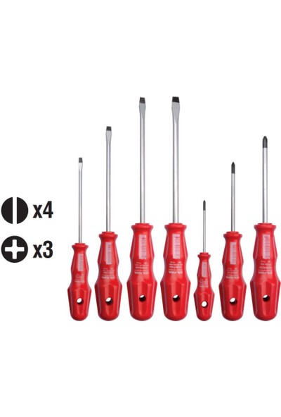 Ceta Form 4000M/7ST1 7 Parça Torex Tornavida Takımı - Düz/yıldız Ceta Form 4000M/7ST1 7 Parça Torex Tornavida Takımı - Düz/yıldız