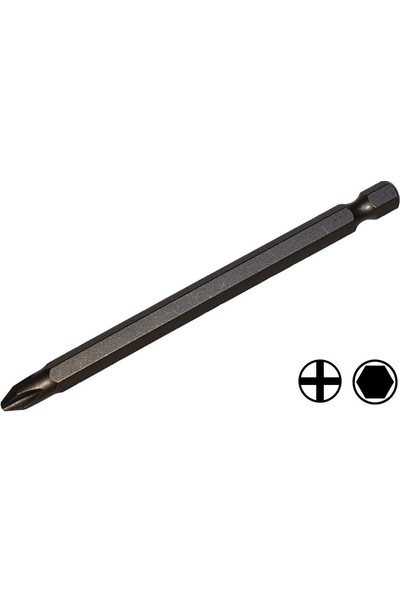 Tomax Yıldız Mıknatıslı Manyetik Bits Matkap Ucu Pozidriv PZ2X150 Tomax Yıldız Mıknatıslı Manyetik Bits Matkap Ucu Pozidriv PZ2X150