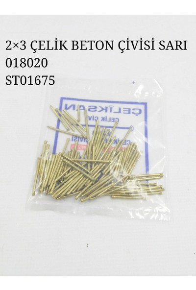 Tuğra Süpürgelik Çivisi Çelik Çivi 2X30 Beton Çivisi 100 Lü Paket