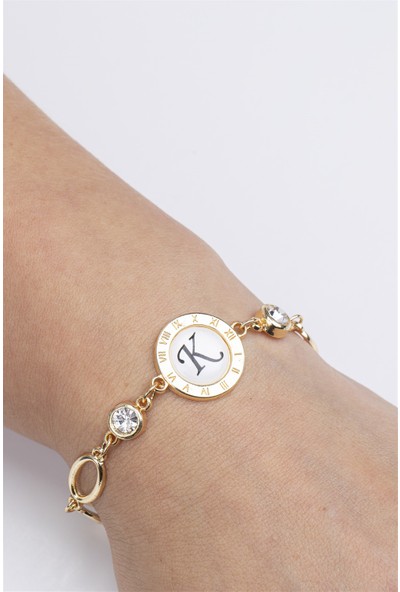 Sortie Accessories K Harfli Bileklik 004 Altın