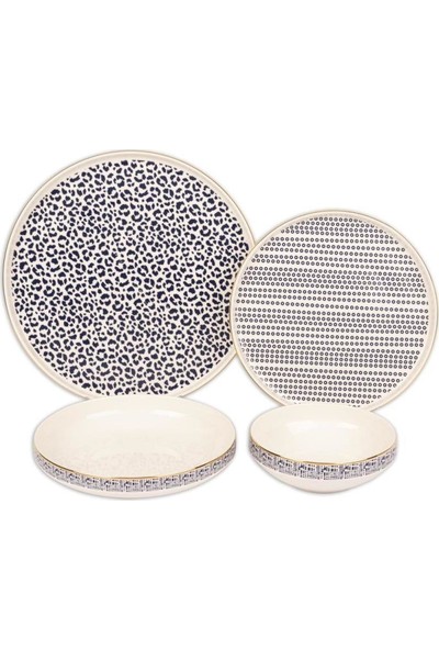 Mikasa Moor Blue Modern 6 Kişilik 24 Parça Yemek Takımı Mikasa Moor Blue Modern 6 Kişilik 24 Parça Yemek Takımı